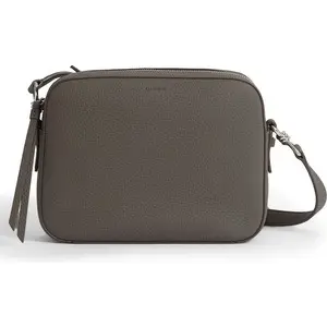 ALLSAINTS Captain Square Leather Crossbody Bag