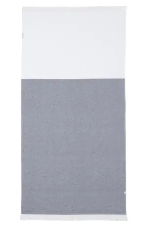 Barefoot Dreams Colorblock Organic Cotton Oversize Towel