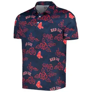 Reyn Spooner Boston Red Sox Cooperstown Collection Puamana Print Polo
