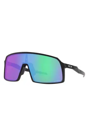 Oakley Sutro Prizm Wrap Shield Sunglasses - Matte Black