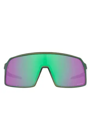 Oakley Oakley Sutro Prizm Wrap Shield Sunglasses Silver