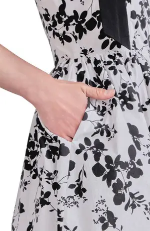 Endless Rose Floral Print Mini Dress With Bow Straps