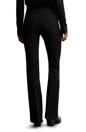 Mango Pleated Flare Trousers
