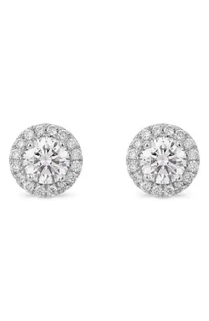 LIGHTBOX LIGHTBOX 1-carat Lab Grown Diamond Stud Earrings