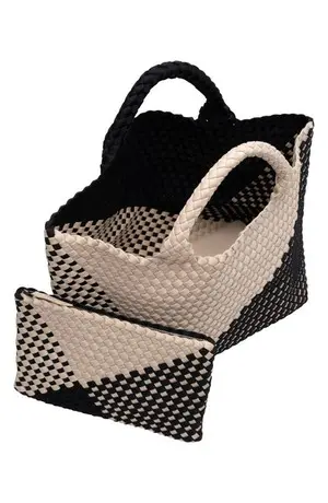 NAGHEDI Medium St. Barths Graphic Geo Tote