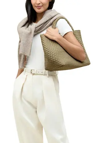 NAGHEDI St. Barths Medium Tote - Stone