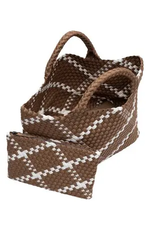 NAGHEDI St. Barths Plaid Tote