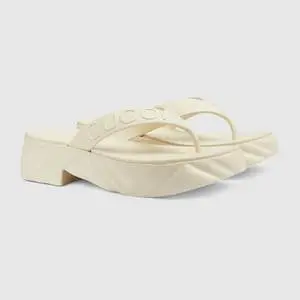 Gucci Thong Platform Sandal Rubber