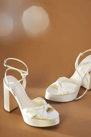 BELLA BELLE Platform Heels - White