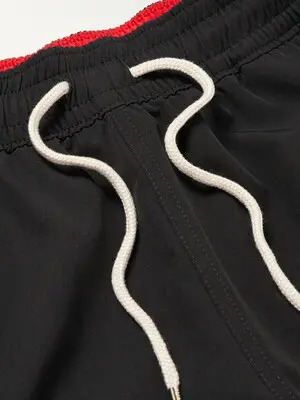 Polo Ralph Lauren Traveler Straight-leg Mid-length Swim Shorts - Black