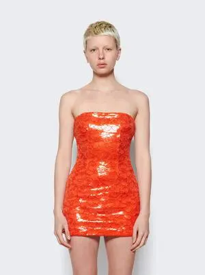 LAQUAN SMITH Strapless Mini Dress