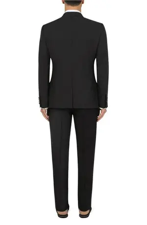 Dolce & Gabbana Regular Martini Fit 3-piece Wool Blend Tuxedo - Blue