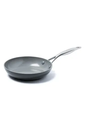 GREENPAN Valencia 8-inch Anodized Aluminum Ceramic Nonstick Frying Pan - Grey