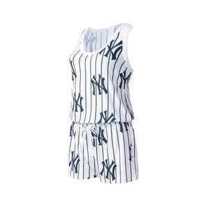 CONCEPTS SPORT New York Yankees Pinstripe Knit Romper By