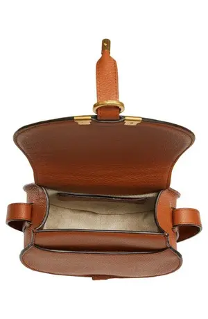 Chloé Small Marcie Leather Crossbody Bag - Tan