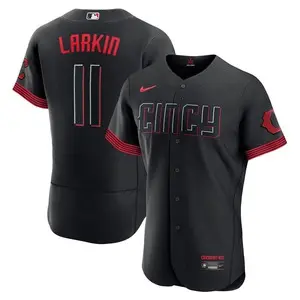 Nike Barry Larkin Cincinnati Reds 2023 City Connect Authentic Player Jersey