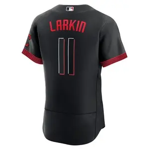 Nike Barry Larkin Cincinnati Reds 2023 City Connect Authentic Player Jersey