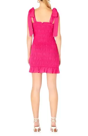 Endless Rose Smocked Mini Dress