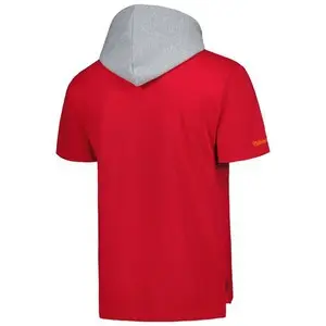 Mitchell & Ness Tampa Bay Buccaneers Postgame Short Sleeve Hoodie