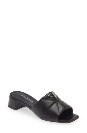 Prada Diagram Slide Sandal