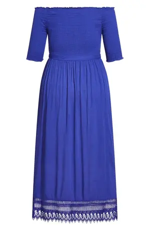 City Chic Mika Off-the-shoulder Maxi Dress