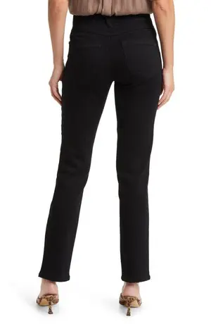Wit & Wisdom Straight Leg Stretch Jeans - Black