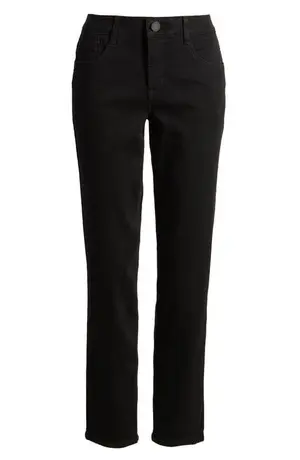 Wit & Wisdom Straight Leg Stretch Jeans - Black