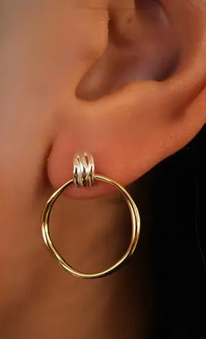 Argento Vivo Hoop Earrings