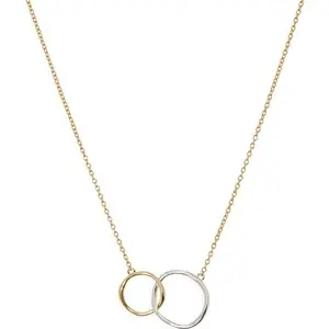 Argento Vivo Circle Link Necklace