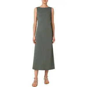 Akris Sleeveless Stretch Wool Dress