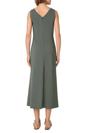 Akris Sleeveless Stretch Wool Dress