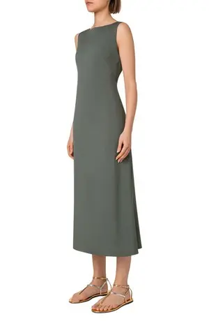 Akris Sleeveless Stretch Wool Dress