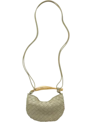 Bottega Veneta Sardine Intrecciato Shoulder Bag - Green