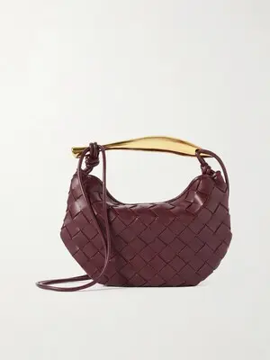 BOTTEGA VENETA Bottega Veneta Sardine Intrecciato Leather Shoulder Bag