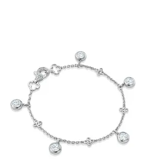 BOODLES Platinum And Diamond Beach Bracelet - Silver
