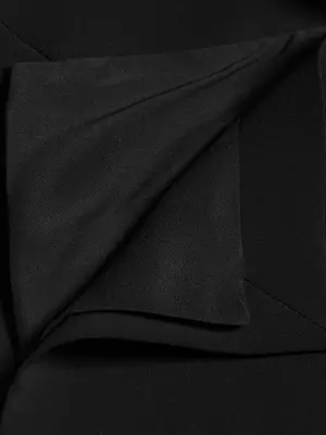 Giorgio Armani Silk Pencil Skirt - Black