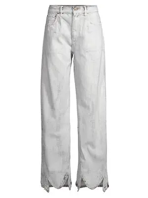 Y/project Men's Tudor Relaxed-Fit Jeans - White  - White