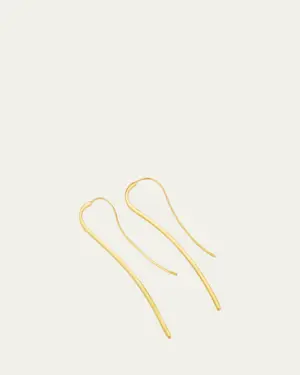 V.BELLAN Nikki Bar Earrings With 18k Yellow Gold Plating