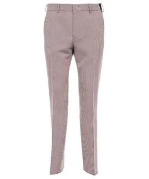 Fendi Trousers Naturale/rosso