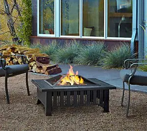 REAL FLAME Lafayette Wood-burning Fire Pit - One-color