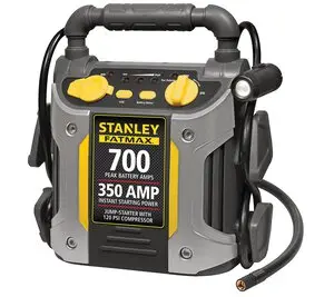 STANLEY 350 Instant 700 Peak Amp Jump Starter & Air Compressor - One-color