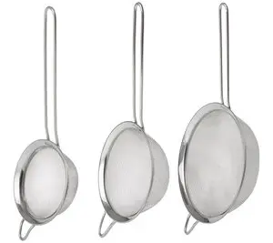 BERGHOFF 3-piece Stainless Steel Graduated Stra Ner Set - Silver