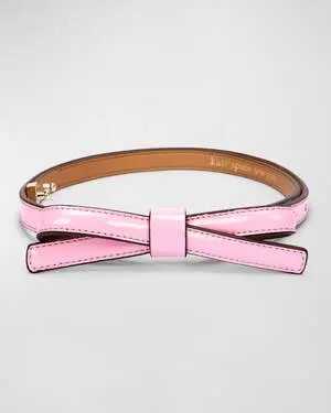 Kate Spade New York colorblock bow belt orange / PINK medium. Nwt kate spade new york .75 main image 2
