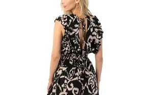 Tiare Hawaii Dahlia Tie Dye Cover Up Maxi Dress