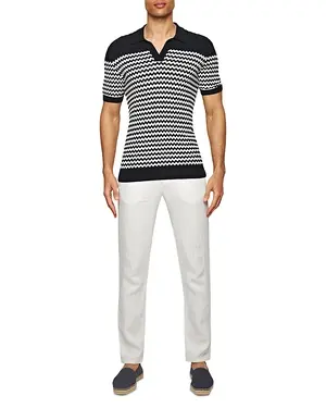 Orlebar Brown Cornell Tailored Fit Linen Trousers - Sandbar