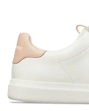 Tory Burch Double T Howell Court Sneakers - Titanium/shell Pink