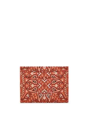 Philipp Plein Gothic Plein Paisley-print Cardholder
