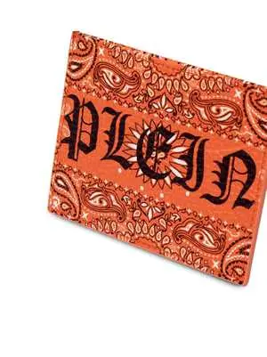 Philipp Plein Gothic Plein Paisley-print Cardholder