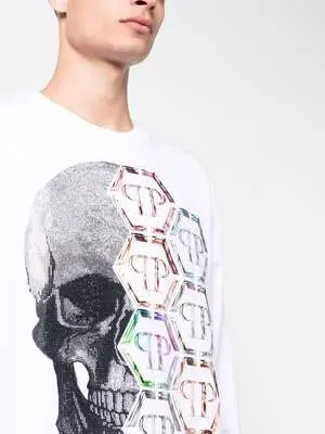 Philipp Plein Skull-print Crew-neck Sweatshirt