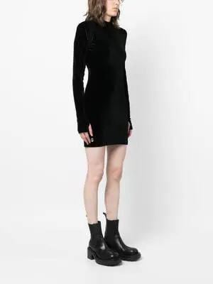 Philipp Plein Velvet Minidress